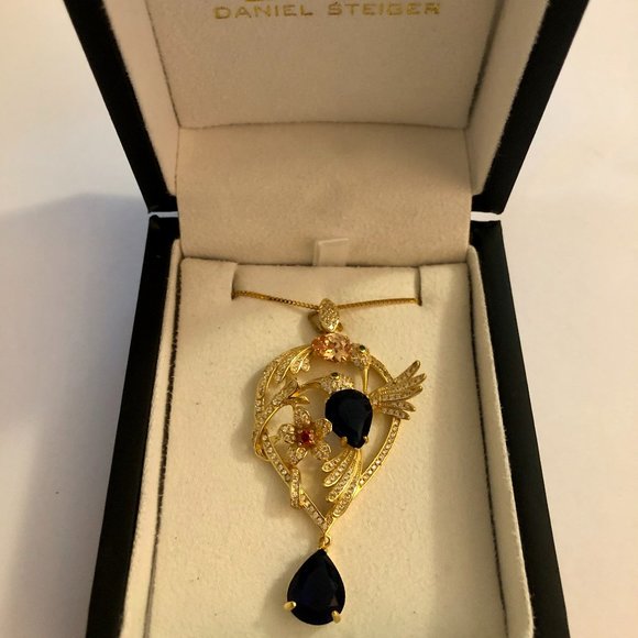 Daniel Steiger | Jewelry | Daniel Steiger Golden Hummingbirds Necklace ...
